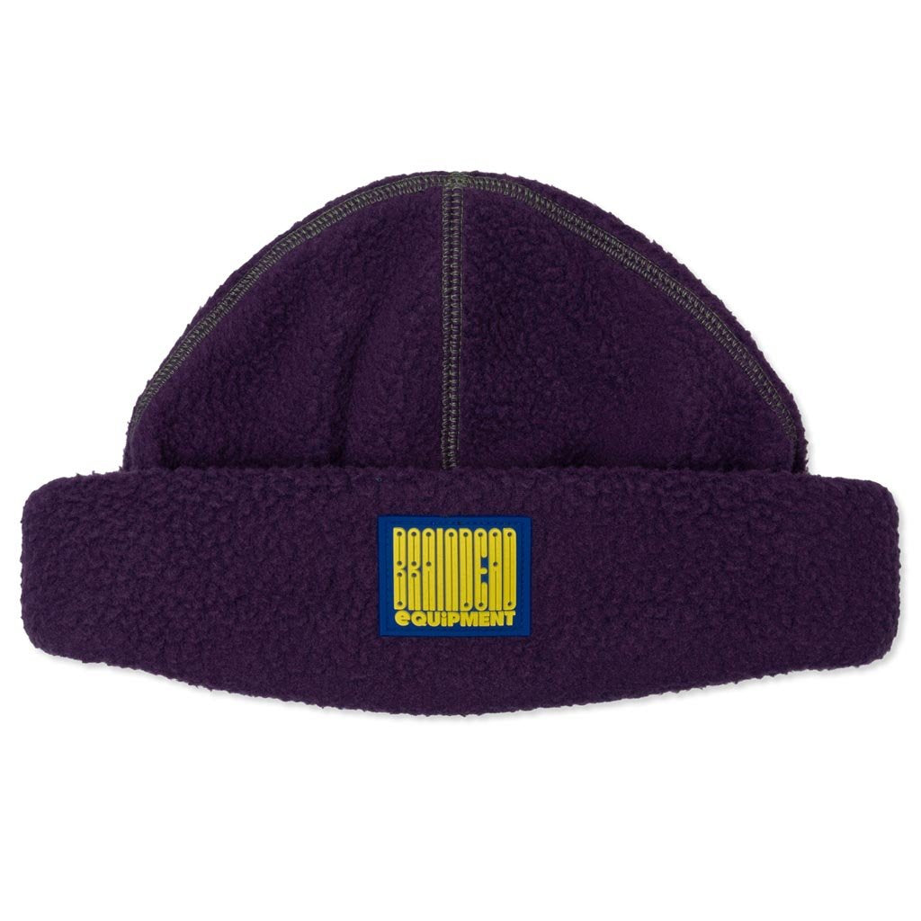 Sherpa Beanie - Purple – Feature