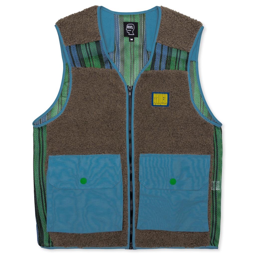 Sherpa Tactical Vest - Brown/Sky Blue – Feature