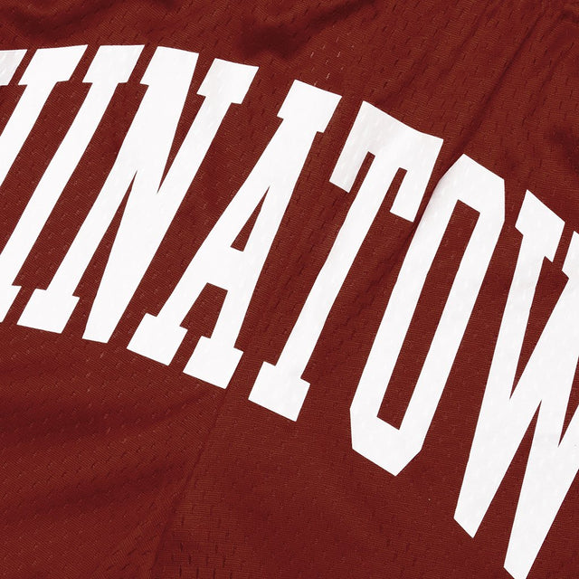 Chinatown Arch Mesh Shorts - Maroon – Feature