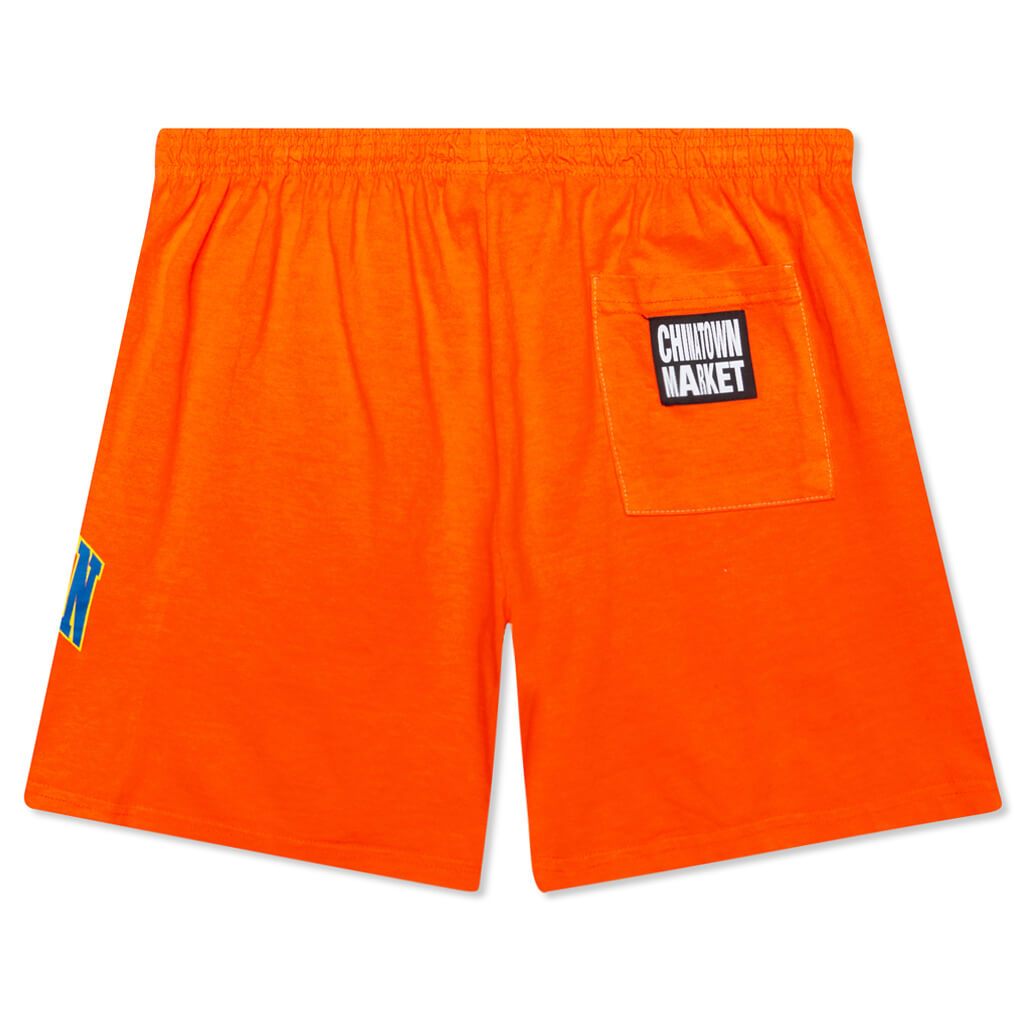 Chinatown Beware Sweatshort - Orange – Feature