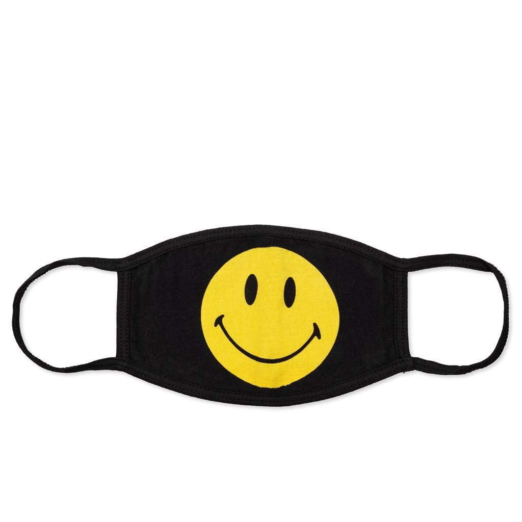 Chinatown Smiley Logo Face Mask - Black – Feature