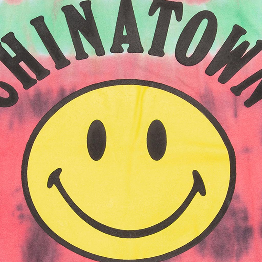 Chinatown Smiley Logo Tie Dye Tee - Purple Dye – Feature