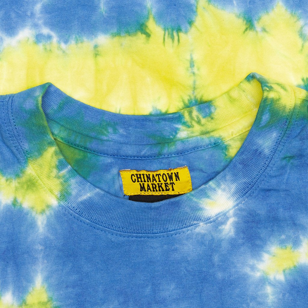 Chinatown Smiley Logo Tie Dye Tee - Yellow Dye – Feature