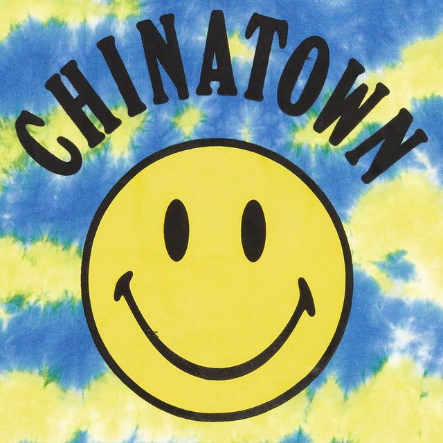 Chinatown Smiley Logo Tie Dye Tee - Yellow Dye – Feature