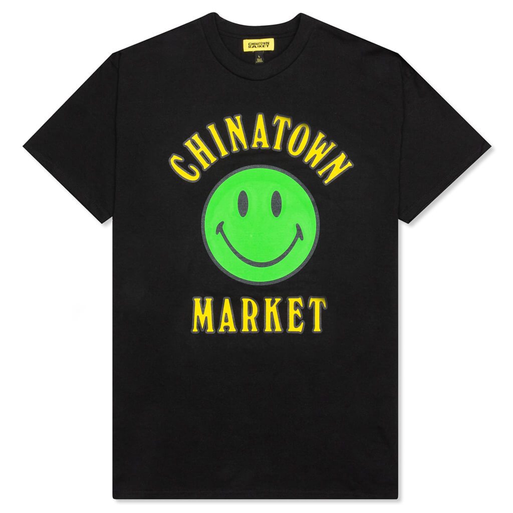 Chinatown Smiley Multi T-Shirt - Black – Feature