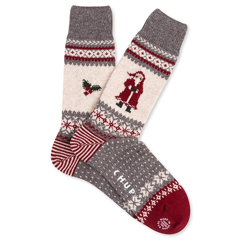Chup Wool Santa Socks - Brown – Feature