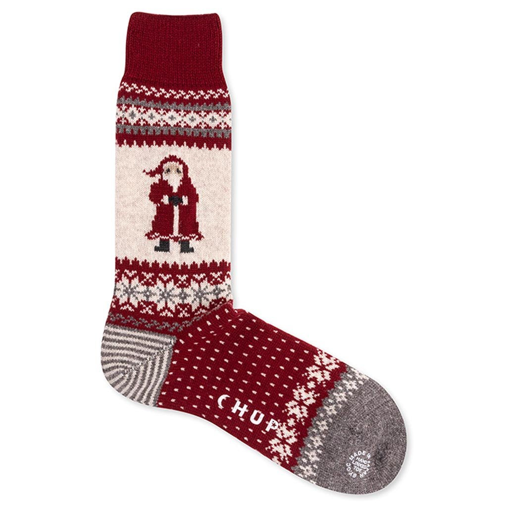 Chup Wool Santa Socks - Red – Feature