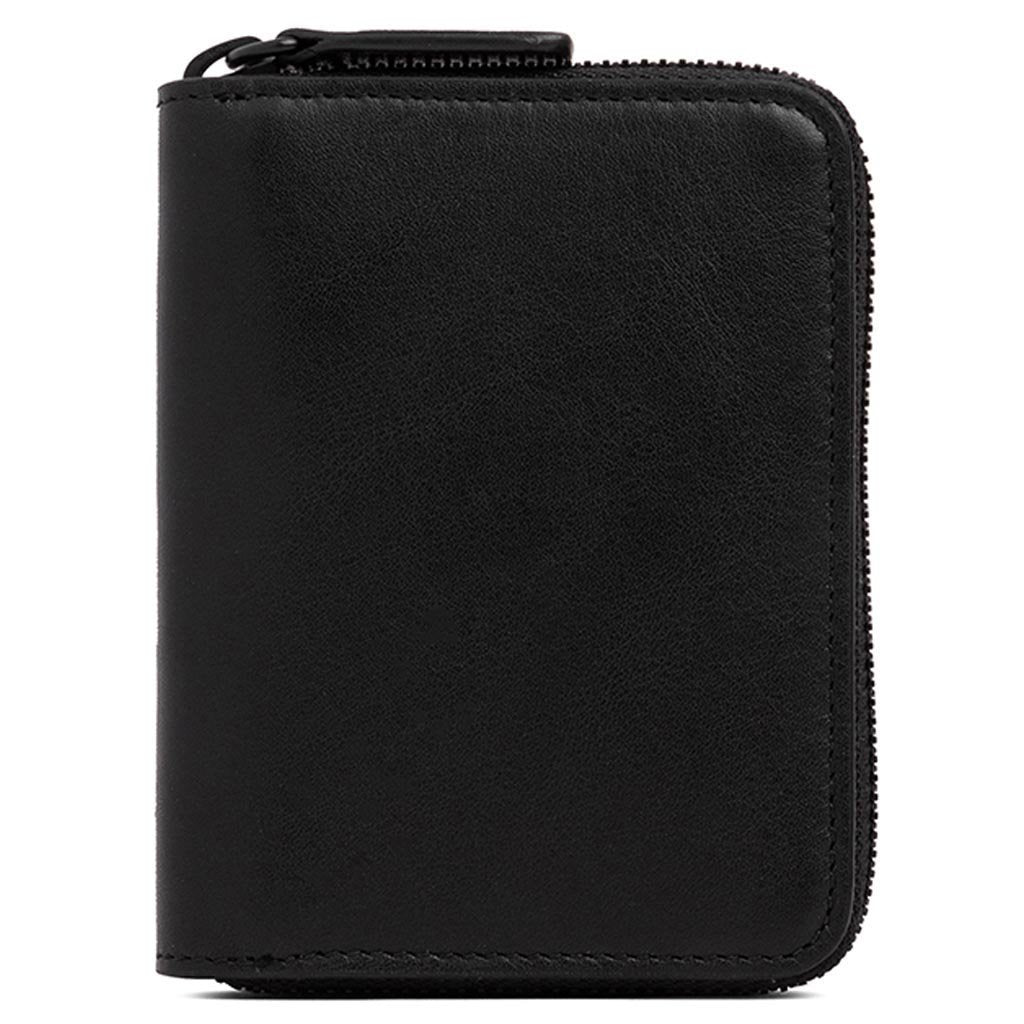 Soft Leather Zip Coin Case - Black – Feature