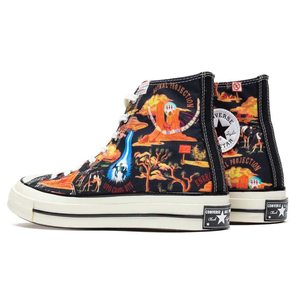All Star Chuck 70 Hi - Black/Multi/Egret – Feature