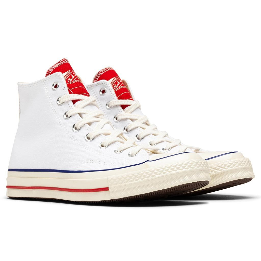 All Star Chuck '70 Hi - White/University Red/Egret – Feature