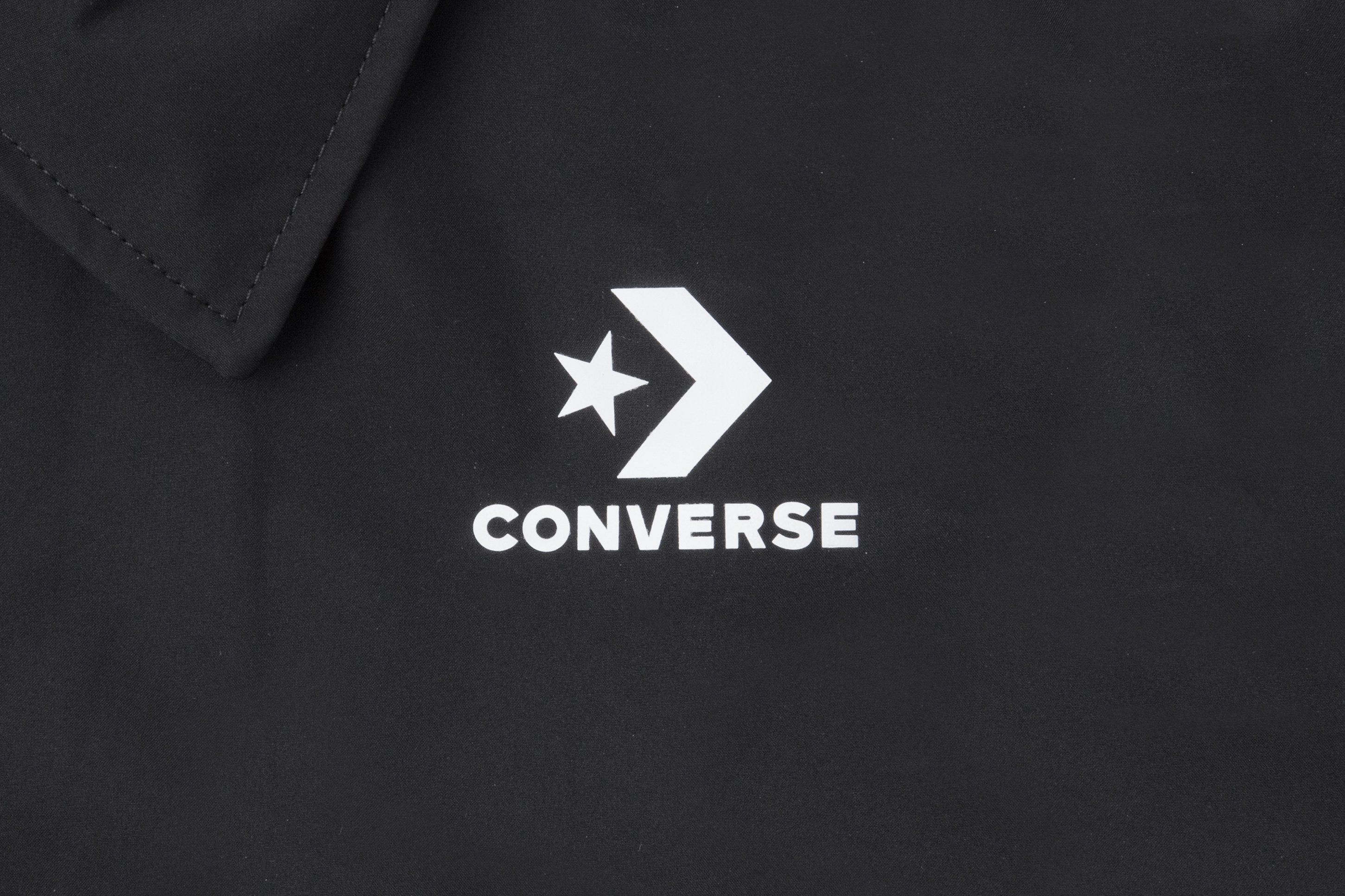 Black Converse Coaches Jacket – Feature
