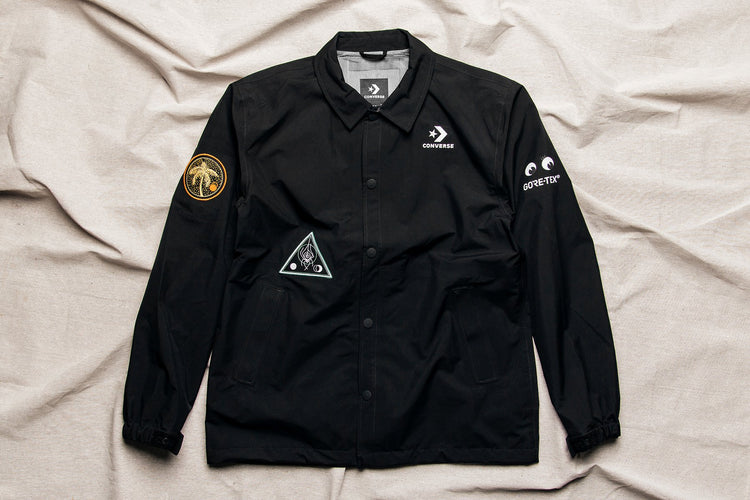 Black Converse Coaches Jacket – Feature