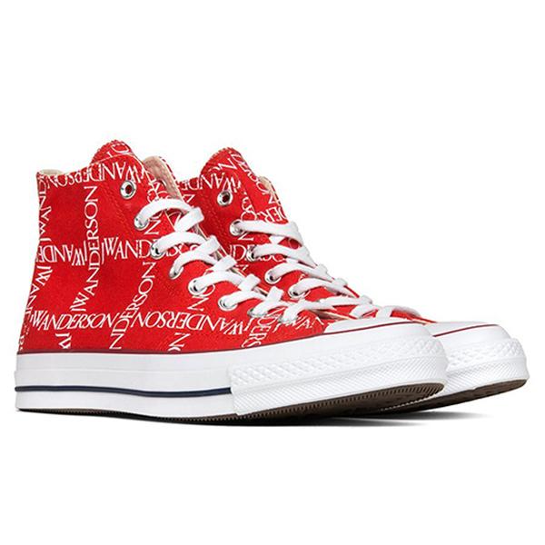 Converse x JW Anderson All Star Chuck 70 Grid Hi - Flame Scarlet/White ...