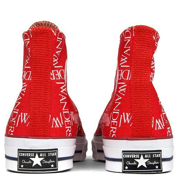 Converse x JW Anderson All Star Chuck 70 Grid Hi - Flame Scarlet/White ...