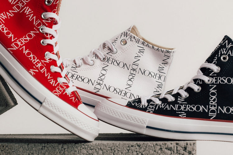 Converse x JW Anderson All Star Chuck 70 Grid Hi - Flame Scarlet/White ...