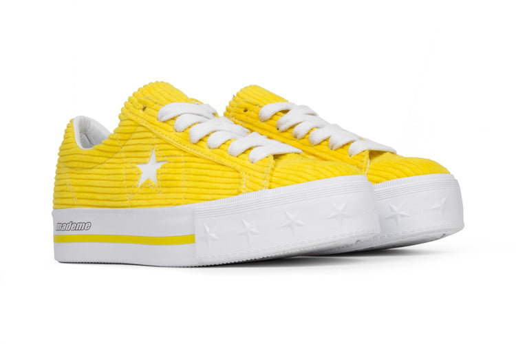 Converse x MadeMe One Star Platform Ox - Vibrant Yellow – Feature