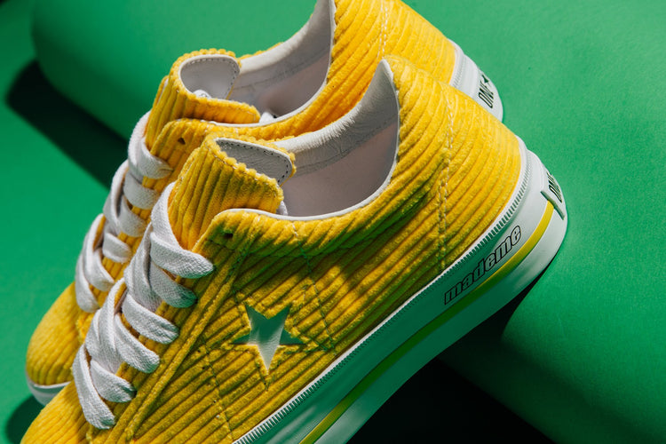Converse x MadeMe One Star Platform Ox - Vibrant Yellow – Feature