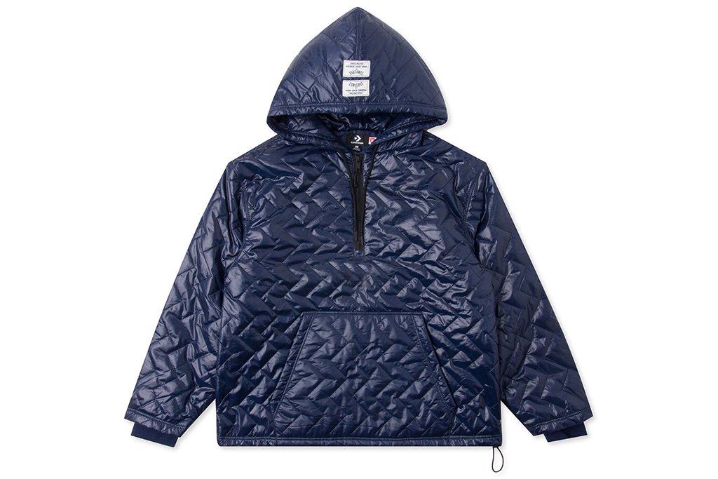 Converse x P.A.M. Quilted Hoodie - Medieval Blue – Feature