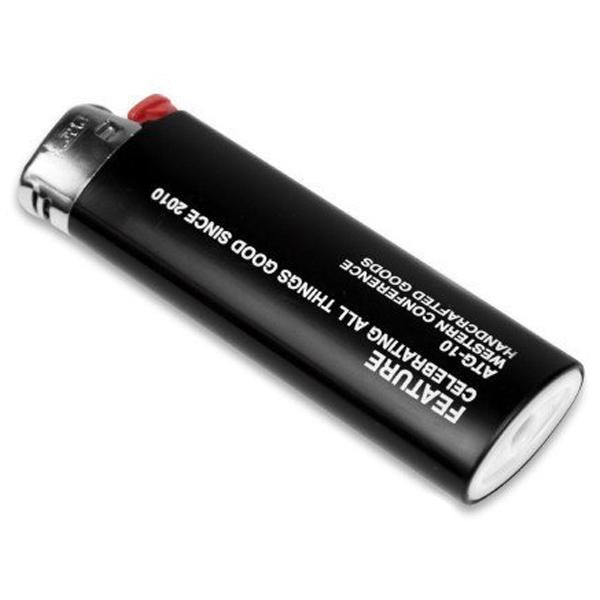 Label Lighter - Black – Feature
