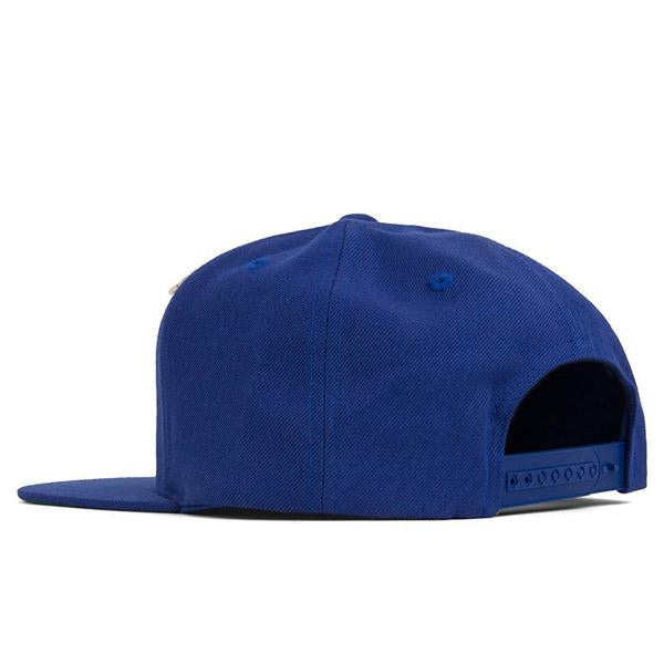 Old English F Snapback w/ Pin - Royal/White – Feature