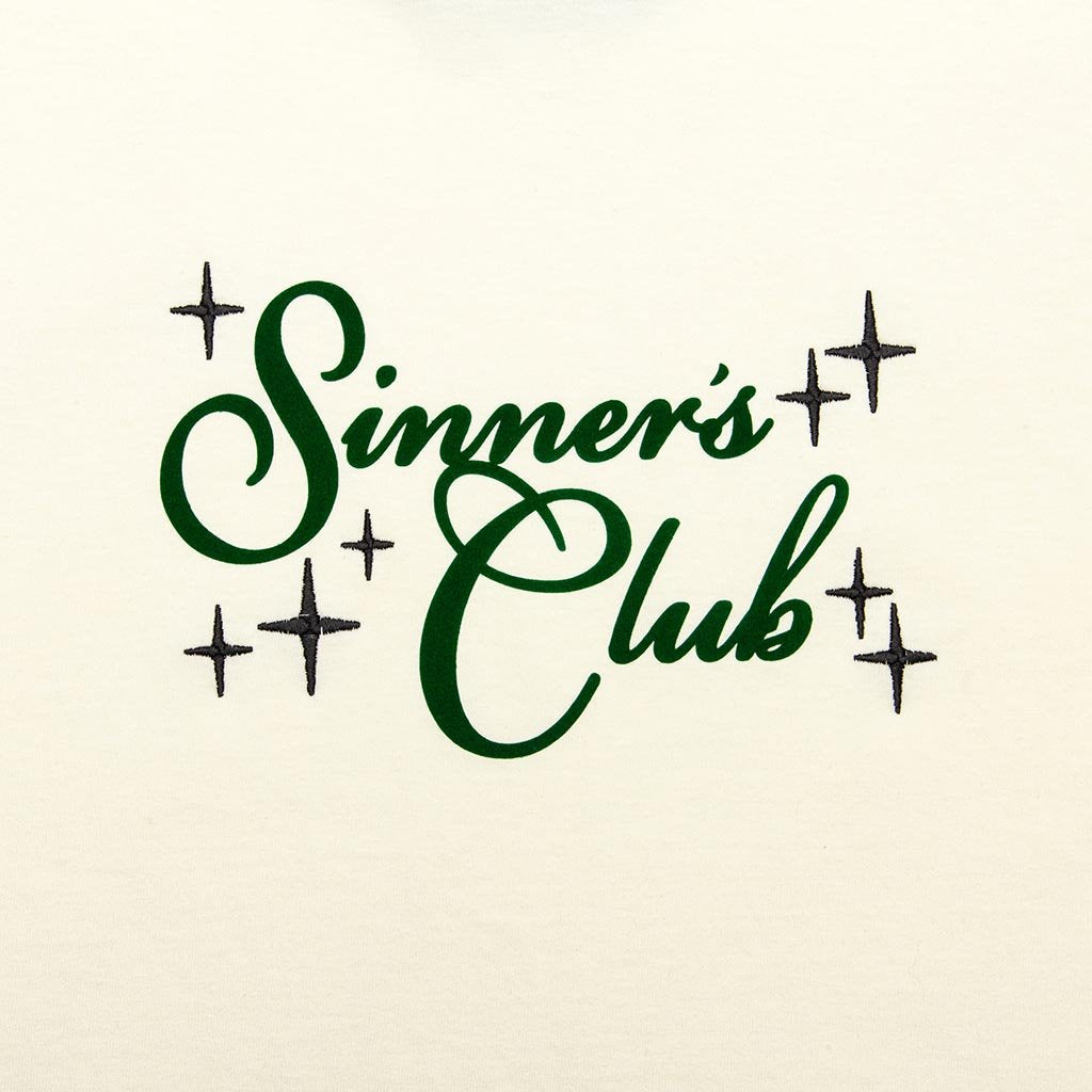 Sinner's Club II Logo Tee - Off-White – Feature