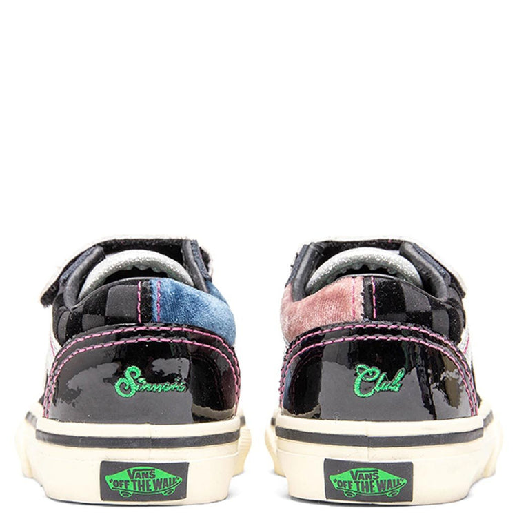 Feature x Vans "Sinner's Club" Part II Toddler Old Skool V - Black/Tra