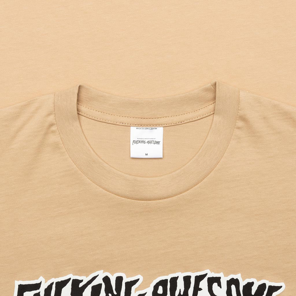 Puff Outline Logo Tee - Khaki – Feature