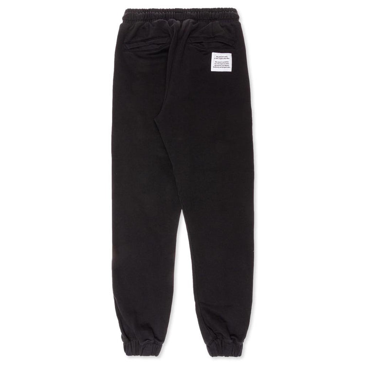 CTNMB Spray Vert Sweatpants - Black/White – Feature