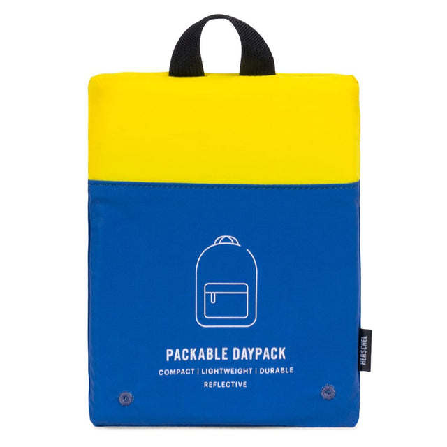 Packable Daypack 'Day/Night Collection' - Neon Yellow/Peacoat Reflecti ...