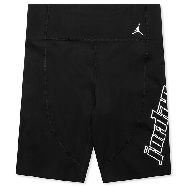 Moto Women's Bike Shorts - Black/White – Feature