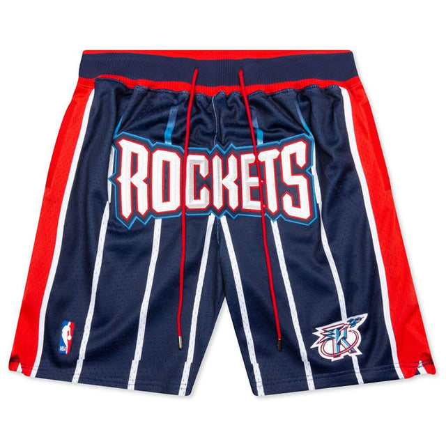 Houston Rockets 1995-96 Shorts - Navy/Red – Feature