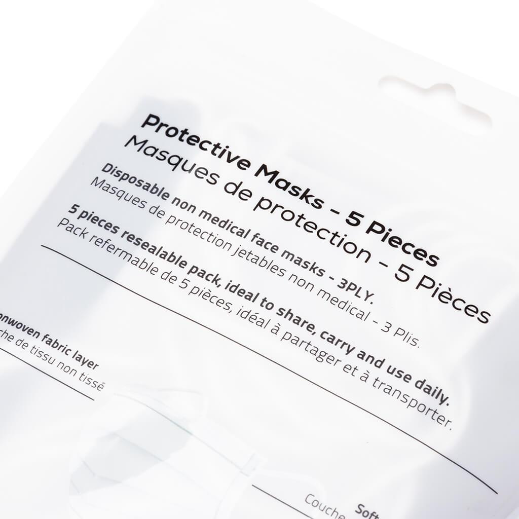 Standard Protective Masks 5 Pack - Black – Feature