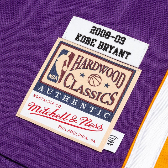 NBA Authentic Jersey Los Angeles Lakers Road Finals 2008-09 Kobe Bryan ...