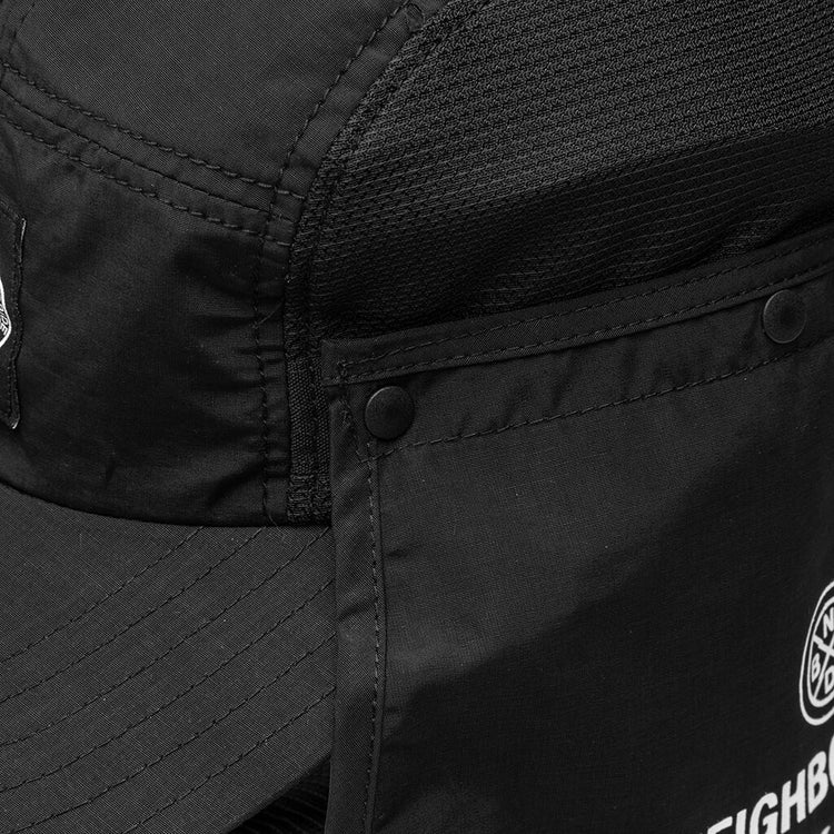 Neighborhood Dusters Cap with Neck Flap - Black | Sun Protection Hat ...