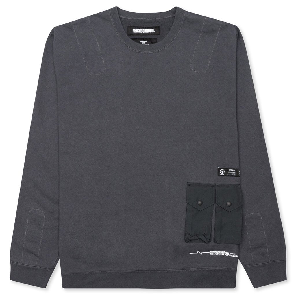 Light-S L/S C-Crew - Charcoal – Feature