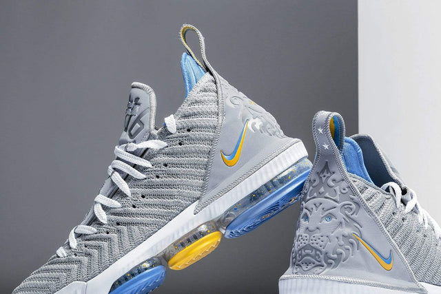 LeBron XVI "MPLS" - Wolf Grey/White/University Blue – Feature
