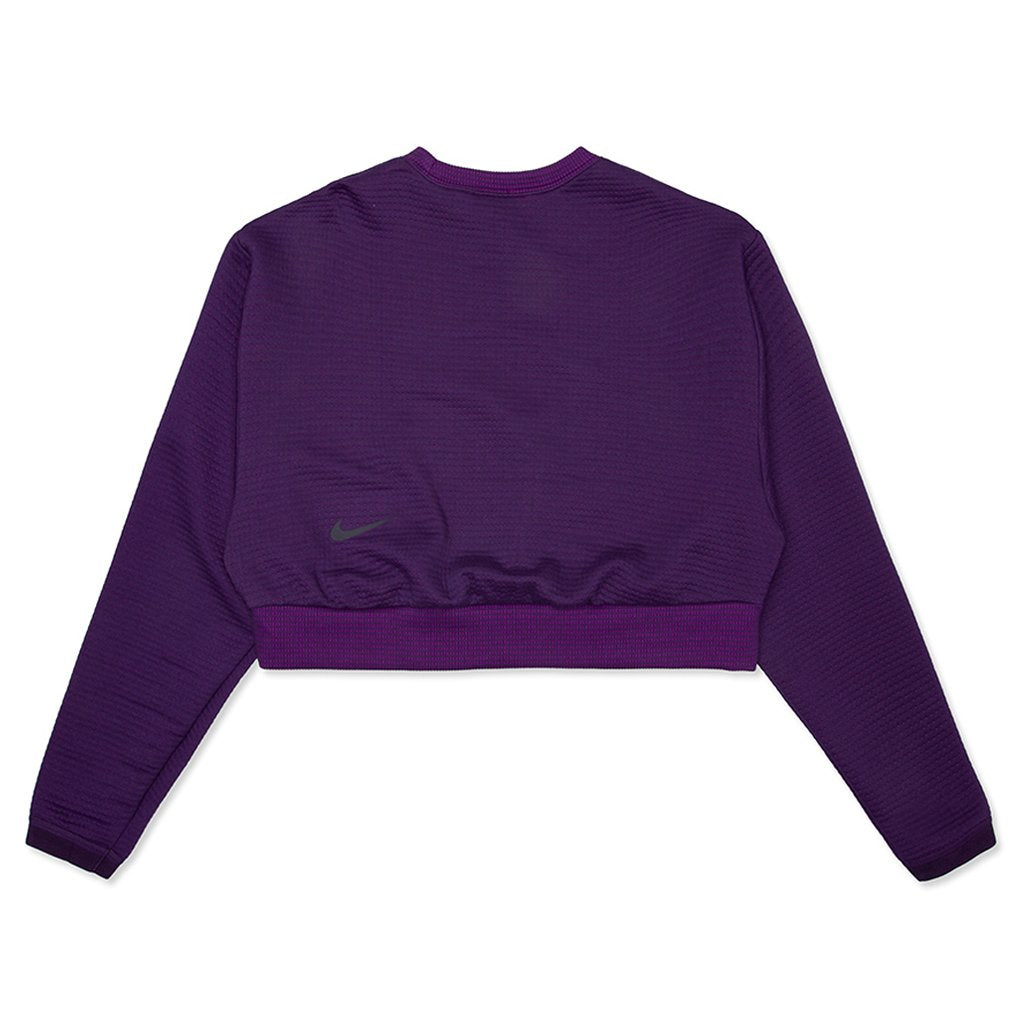 Sportswear City Ready Women's Fleece Crew - Grand Purple – Feature