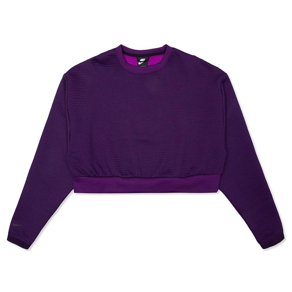Sportswear City Ready Women's Fleece Crew - Grand Purple – Feature