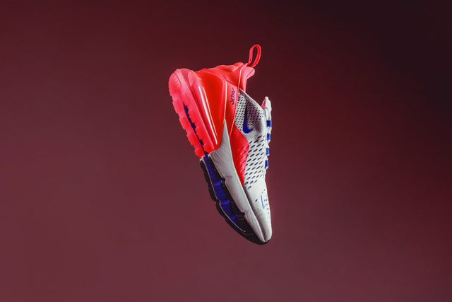 White and Red Nike Air Max 270 – Feature
