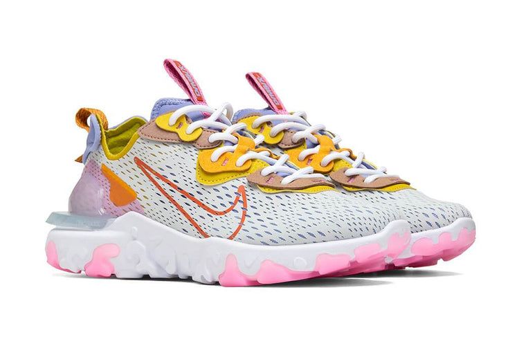 Women's React Vision - Pure Platinum/Rust Factor/Light Thistle – Feature