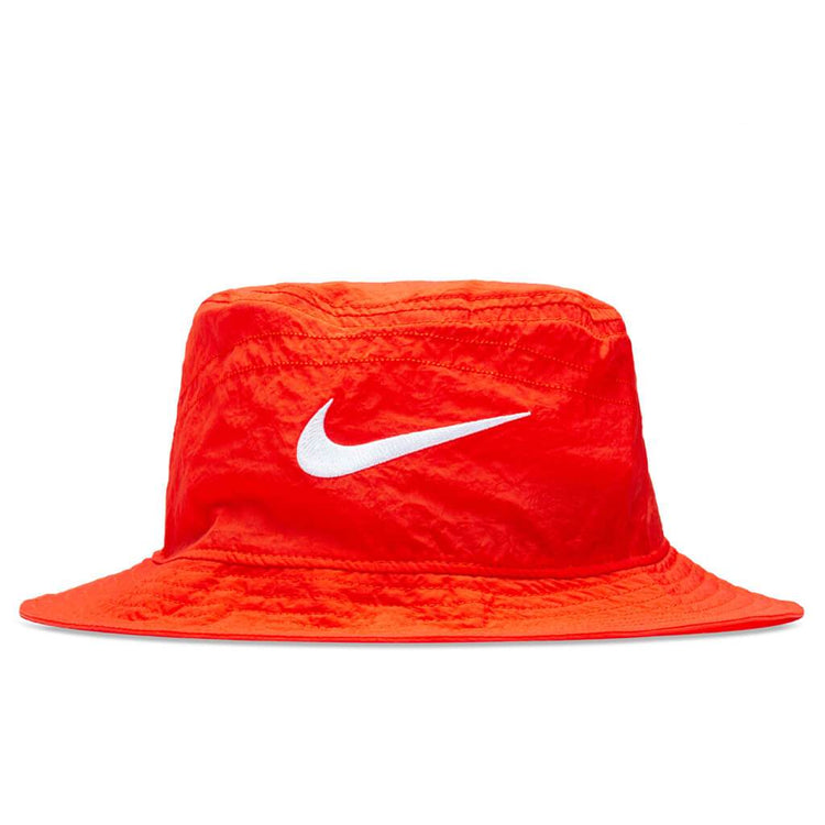 Nike x Stussy Bucket Hat - Habanero Red/White – Feature