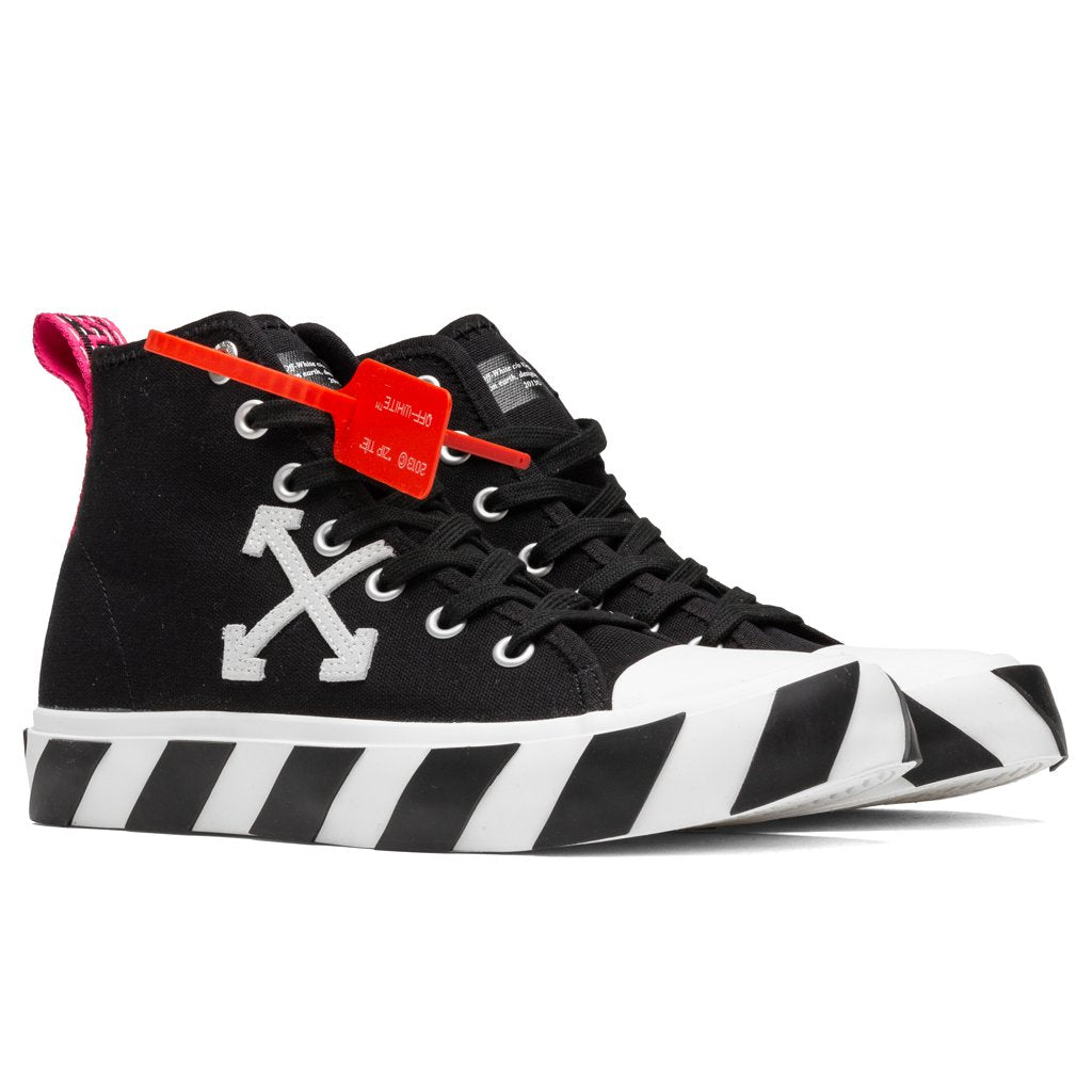 Mid Top Sneaker - Black/White – Feature