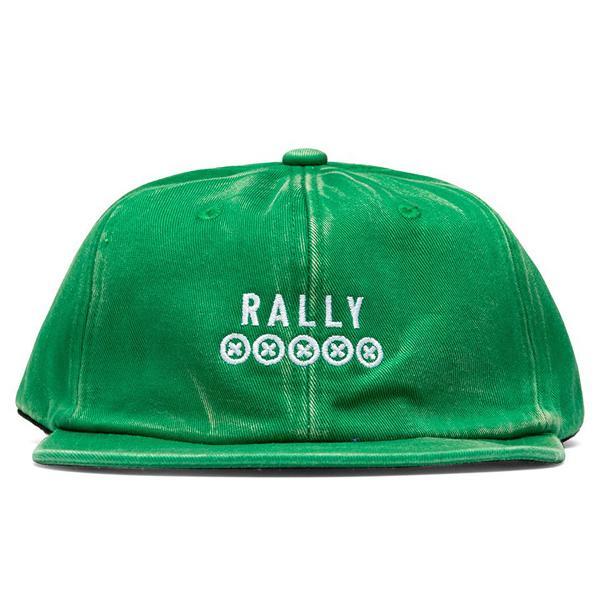 6 Panel Logo Hat - Washed Green – Feature