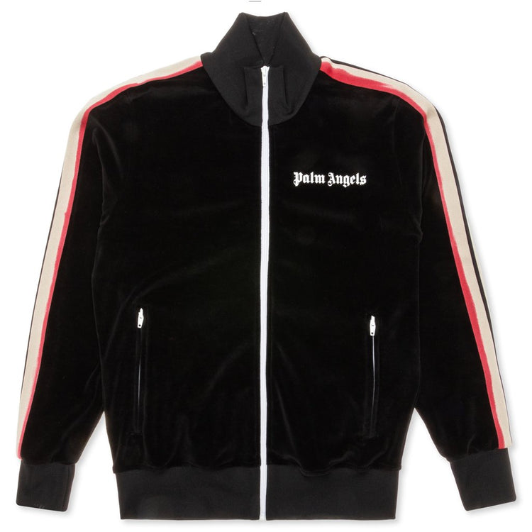 Handmade Tie Dye Tape Track Jacket - Black/Multi – Feature