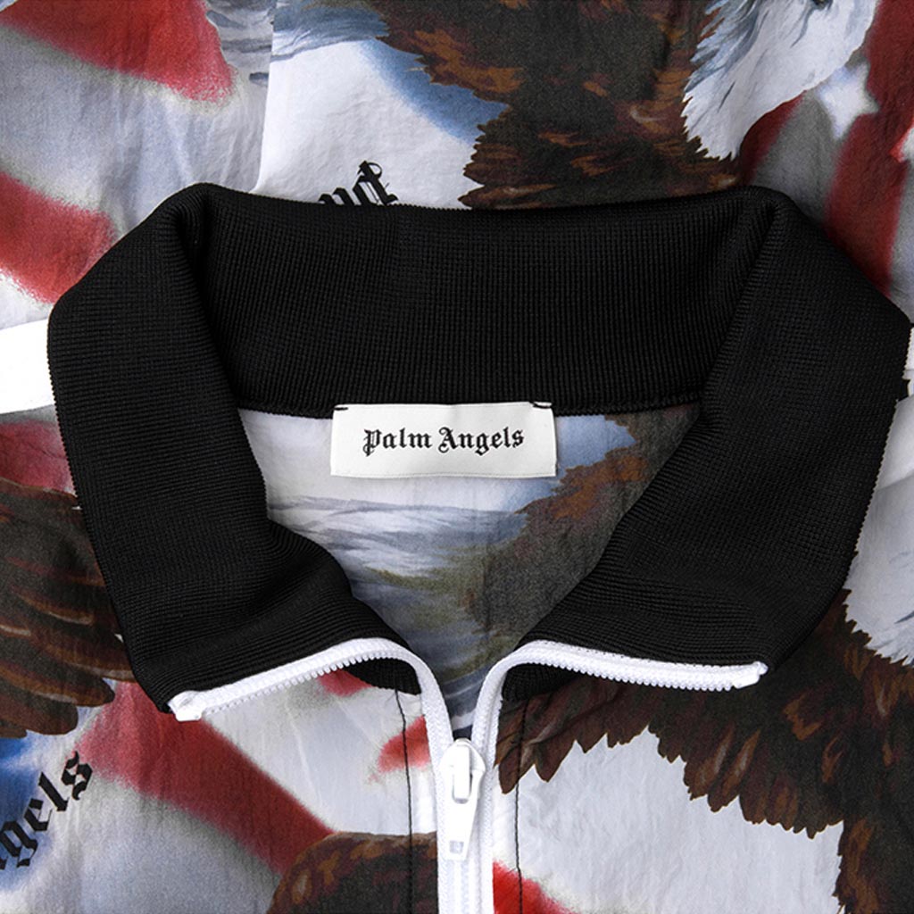 Loose Fit Track Jacket - All Over White – Feature