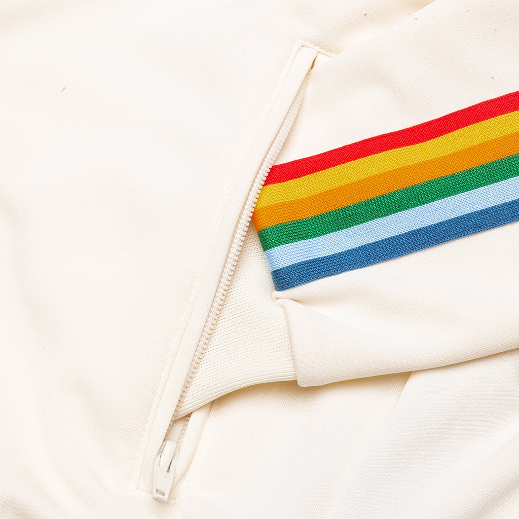 Rainbow Track Jacket - Off-White/Multi – Feature