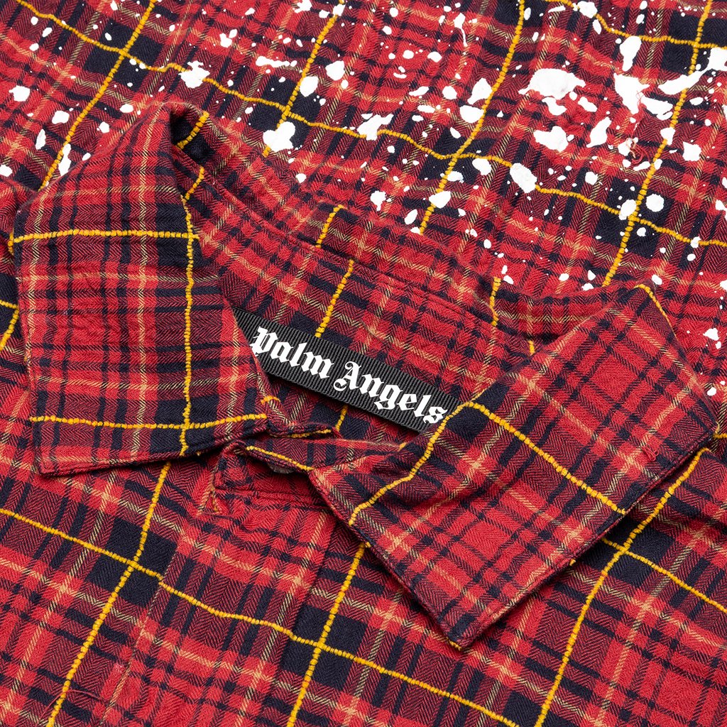 Round Logo Shirt - Red/White – Feature