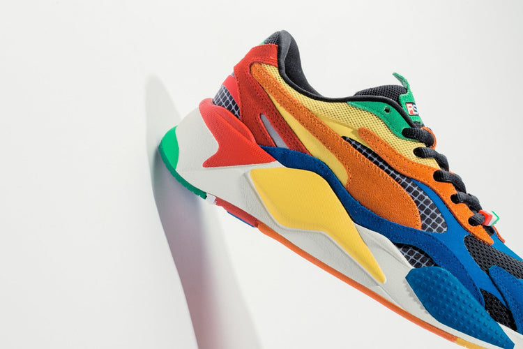 RS-X3 Rubiks - Palace Blue/High Risk Red – Feature