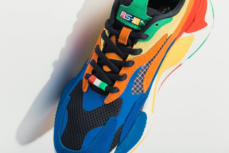 RS-X3 Rubiks - Palace Blue/High Risk Red – Feature
