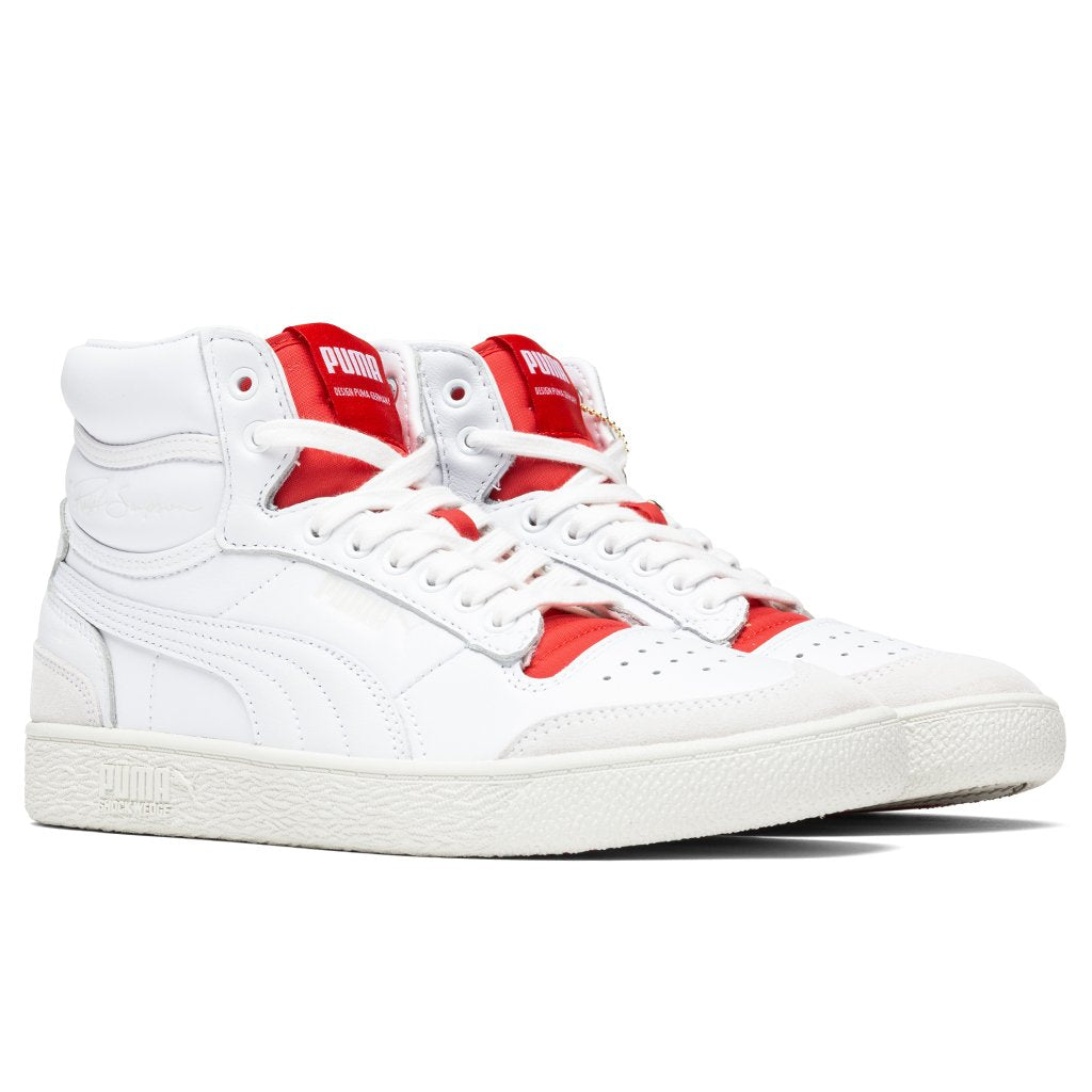 Puma x R. Dassler Legacy COL Ralph Sampson Mid - White/High Risk Red ...